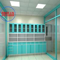 China Metal Type Full Steel Hospital Disposal Work Benches with Drawers Three Section Slider for sale