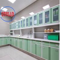 China Metal Type Full Steel Hospital Disposal Work Benches with Drawers Three Section Slider for sale