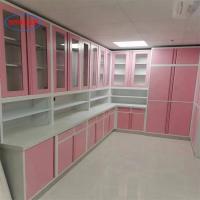 China Full Steel Wall Mounted Hospital Operation Room Disposal Cabinet Three Section Slider for sale