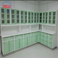 China Three Section Slider Wall Mounted Dental Cabinets Solution Hospital Furniture for sale