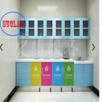 China Adjustable Shelves Three Section Slider Hospital Medical Cabinet Hong Kong for sale