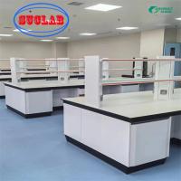 China Integrated Steel Chemistry Lab Furniture With Cabinets Modern Design Easy Installation / Storage Function for sale