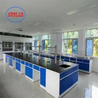 China Customizable Chemistry Lab Furniture Modern Powder Coated Tables Integrated Design for sale