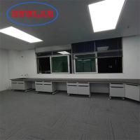 China Wood Lab Furniture Materials With Chemical Resistant Laminate Multiple Cabinets C Frame for sale