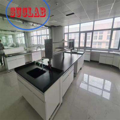 China Excellent Customer Service Chemistry Lab Workbench Wood Lab Casework With Some Assembly Required for sale