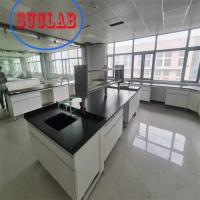 China Chemistry Lab Workbench Wood Lab Casework Manufacturers With Chemic Resistant C Frame Steel Frame Phenolic Resin Worktop for sale