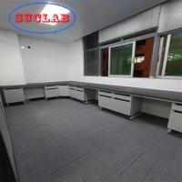 China Chemical Resistant Chemistry Lab Workbench Laboratory Furniture Hong Kong With  Phenolic Resin Worktop for sale