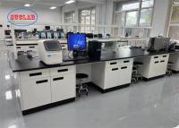 China Multi Functional Chemistry Lab Bench Lab Table China Manufacturers With Steel  Brass Body Faucet for sale