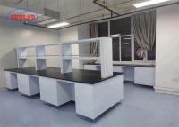 China Customizable Chemistry Lab Bench Vietnam With Silent Rail Phenolic Top In Various Colors For School Hospital for sale