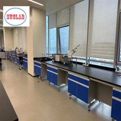 China Chemical Resistant Laminate Chemistry Lab Workbench Laboratory Casework Malaysia With Safety Features for sale