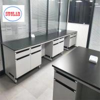 China Chemistry Lab Workbench Steel Wood Lab Furniture PP Materials And Multiple Cabinets For Your Lab Needs for sale