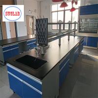 China Chemistry Lab Workbench Steel Wood Lab Furniture PP Materials And Multiple Cabinets For Your Lab Needs for sale