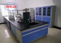 China Phenolic Resin Chemistry Lab Workbench Laboratory Worktable Malaysia Resistant Work Surface  With Steel Frame for sale