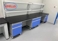 China DTC105 DEG Steel Wood PP Stainless Steel Chemistry Lab Workbench for sale