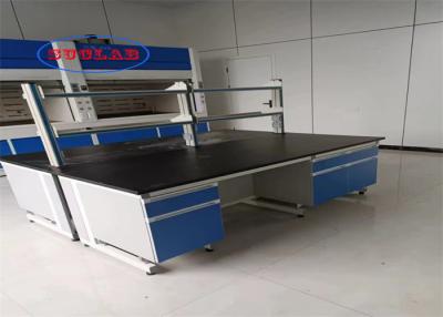 China Phenolic Or Epoxy Resin Laboratory Workbenches Chemical Resistant And Fire Resistant Work Surface for sale