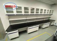 China Phenolic Or Epoxy Resin Laboratory Workbenches Chemical Resistant And Fire Resistant Work Surface for sale