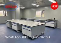 China Safety Phenolic Resin Or Epoxy Resin Chemical resistant Laminate C frame Lab Workstation With Multiple for sale