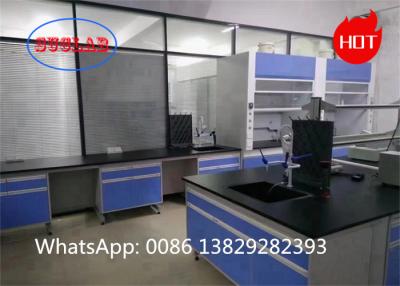 China Multiple Cabinets Chemistry Lab Workbench with Phenolic Resin or Epoxy Resin Worktops for sale