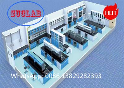 China Safety C Frame Chemistry Lab Workbench Design With Fireproof Construction And Durable Resin Worktops for sale