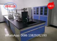 China Multi Cabinet Chemistry Lab Workbench Laboratory Furnitures Manufacturers with Chemical Resistant Construction for sale