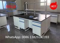 China Multi Cabinet Chemistry Lab Workbench Laboratory Furnitures Manufacturers with Chemical Resistant Construction for sale