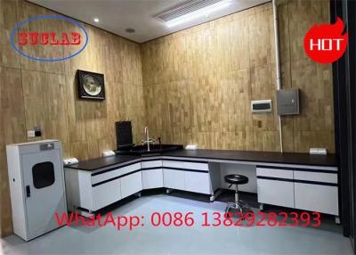 China Stable Worktop Chemistry Lab Workbench Chemistry Lab Benches Controlled Movement Safety for sale