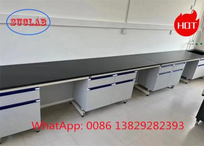 China Chemical Resistance Laminate Laboratory Workbench Manufacturer with C Frame Design and Exceptional Customer Service for sale