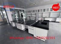 China Chemical Resistance Laminate Laboratory Workbench Manufacturer with C Frame Design and Exceptional Customer Service for sale
