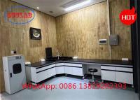 China Safety Steel Structure Phenolic Resin Chemistry Laboratory Workbench with DTC105 DEG Hinges for sale