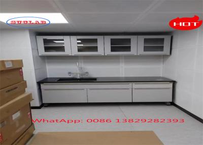 China Chemical Resistant Laminate Lab Workbench with  Cabinets for Enhanced Safety for sale