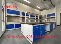 China Durable Steel Wood Chemistry Lab Workstation Manufacturer with C frame and DTC105 DEG Hinges for sale