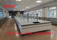 China Durable Steel Wood Chemistry Lab Workstation Manufacturer with C frame and DTC105 DEG Hinges for sale