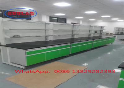 China C frame Lab Workbenches and Cabines t with DTC105 DEG Hinges and Chemical resistant Tops for sale