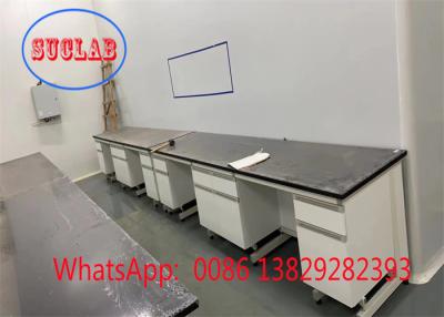 China Well Equipped Laboratory Work Benches Design  with Multiple Cabinets Ensure Maximum Safety for sale