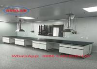 China Customizable Safety Chemistry Lab Workbench with Cabinets and Fire Resistant Structure for sale