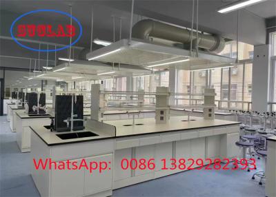 China Some Assembly Required C frame Lab Benches Workbench Fire Resistant Chemical Resistant Laminate Work Surface for sale