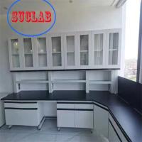 China Rectangular Chemistry Modular Lab Bench Price with Customizable Dimension L*1500/750 W *800/850mm H Epoxy Resin Sink for sale