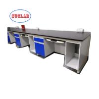 China Wood Chemical Laboratory Work Benches Price with DTC105 DEG Hinges and Wood Material for sale