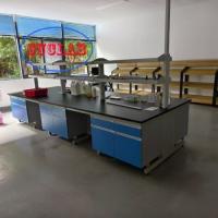 China Enhance Your Lab's Performance with Steel Wood C-Frame Chemistry Lab Workbench Chemical Laboratory Furnitures for sale