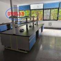 China Enhance Your Lab's Performance with Steel Wood C-Frame Chemistry Lab Workbench Chemical Laboratory Furnitures for sale