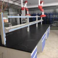 China Blue Chemical-resistant Laminate Work Surface for Chemistry Lab Workbench Chemical Laboratory Furnitures Manufacturer for sale