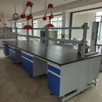 China Blue Chemical-resistant Laminate Work Surface for Chemistry Lab Workbench Chemical Laboratory Furnitures Manufacturer for sale