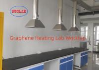 China Coating With Graphene Heating Chemistry Lab Bench L*1500/750 W *800 /850mm H Or Customizable White/ Blue/ Yellow/ Black for sale