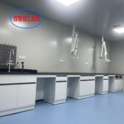 China Multi-Functional Socket Chemistry Lab Bench  Agency with DTC 105°/175° Hinge Stainless Steel Hinge and Epoxy Resin Sink for sale