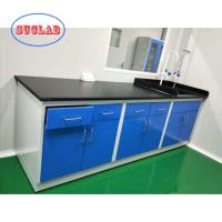 China C  Framework Steel  Wood Biology Lab Furniture Gray Or Blue Colour for sale