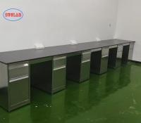 China Custom Stainless Steel Lab Bench Factories As Drawing and Efficiency for Hospital & Food IndustryI for sale