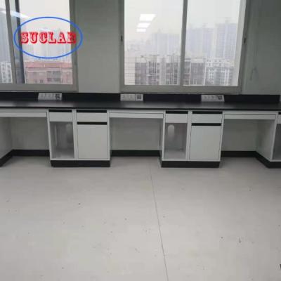 China Scientific Research Chemistry Lab Workbench Laboratory Benches Factories with Phenolic Resin Worktop for sale