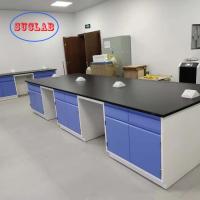 China Steel Laboratory Bench Design Full  Steel Base Cabinet for School Laboratory Using for sale