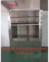 China Custom Original Color Upgrade Your Stainless Steel  Ducted Fume Hood Lab Fume Hood Design fin Laboratory with 220V/10A  and 250mm Air Outlet for sale