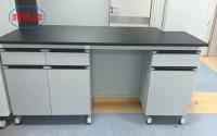 China Customizable Chemistry Lab Workstation Manufacturers with Dimension L*1500/750 W *800 /850mm H Base Cabinet Wooden/Steel Cabinet for sale